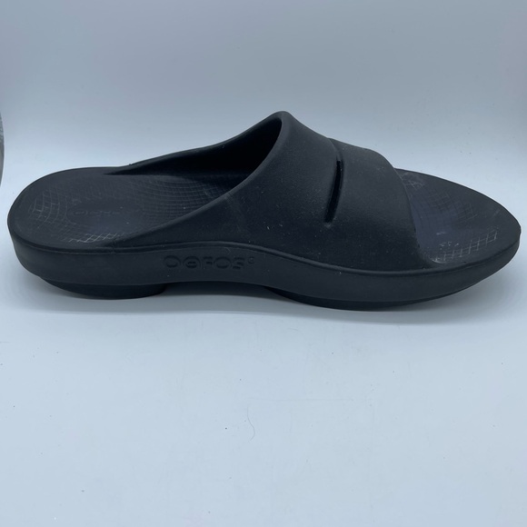 OOFOS | Shoes | Oofos Ooahh Sport Flex Black Comfort Recovery Sandals Womens 2 Mens 1 Unisex ...